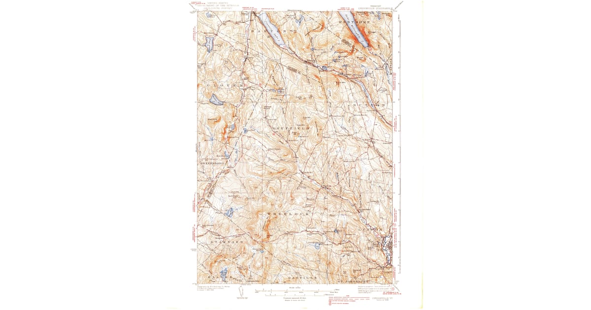 1939 Map of Lyndonville, VT — High-Res | Pastmaps