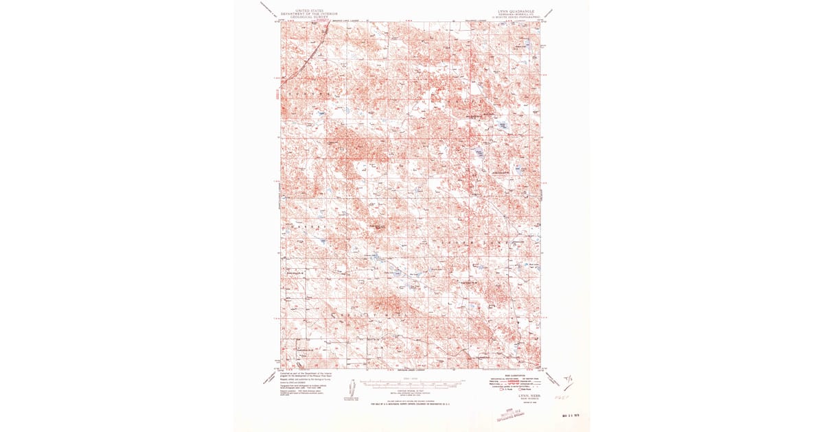 1949 Map of Lynn, Morrill County, NE — High-Res | Pastmaps