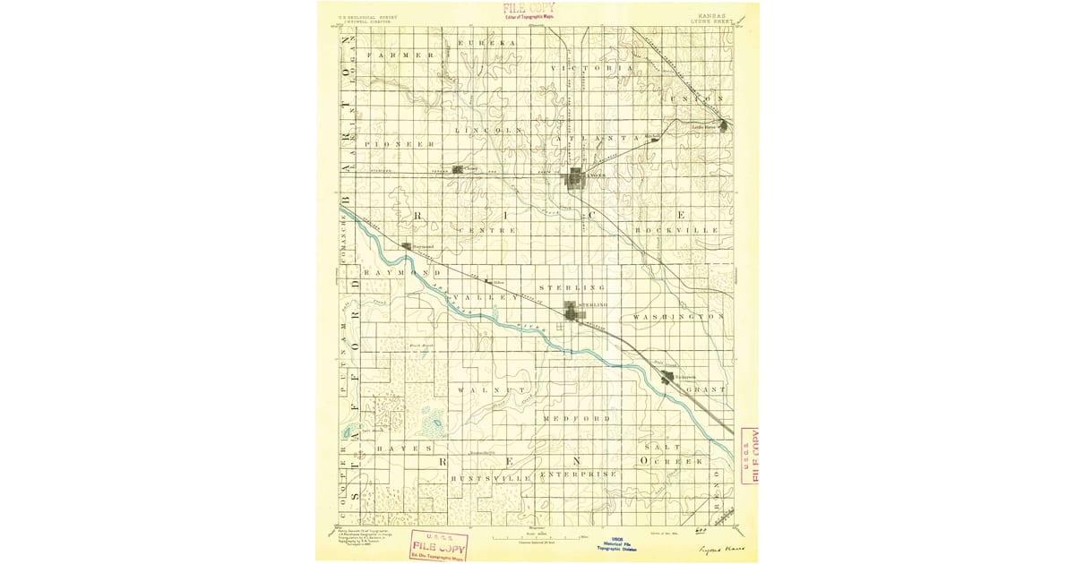 Old Maps of Pollard, KS | Pastmaps