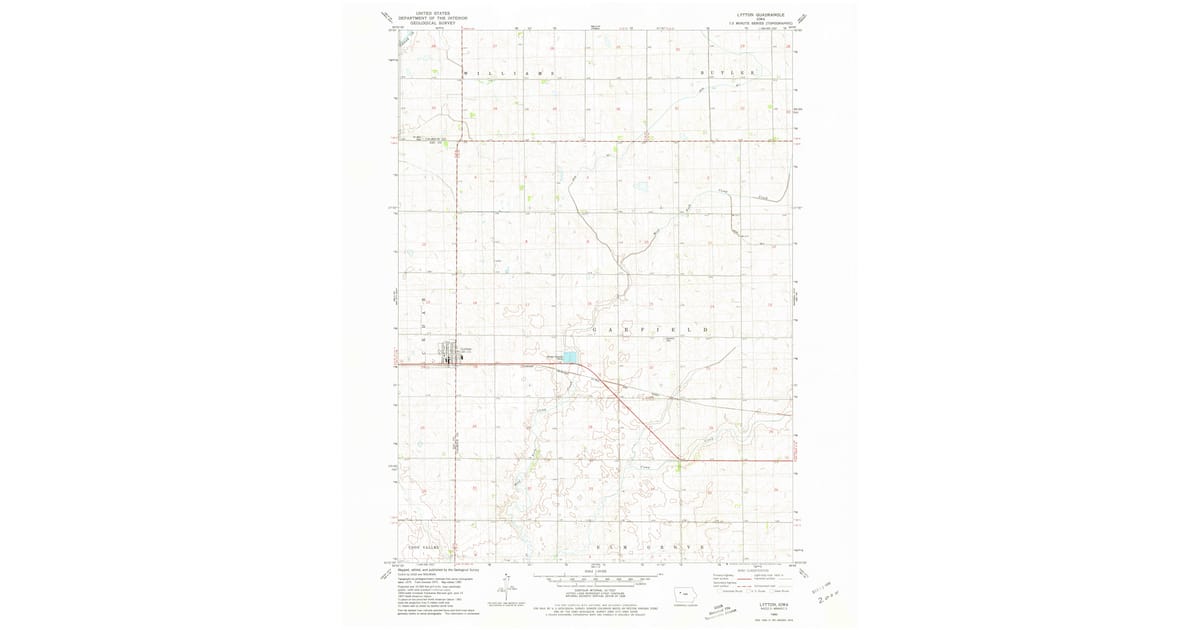 1980 Map of Lytton, IA — High-Res | Pastmaps