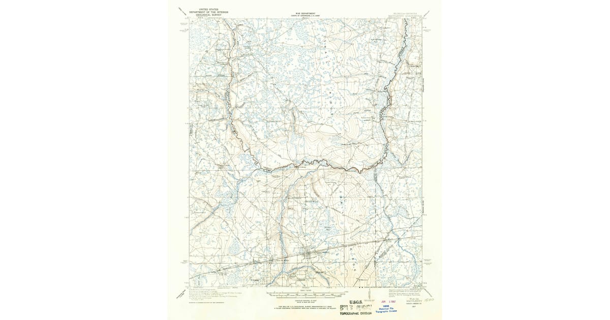 Old Maps of Baker County, FL | Pastmaps