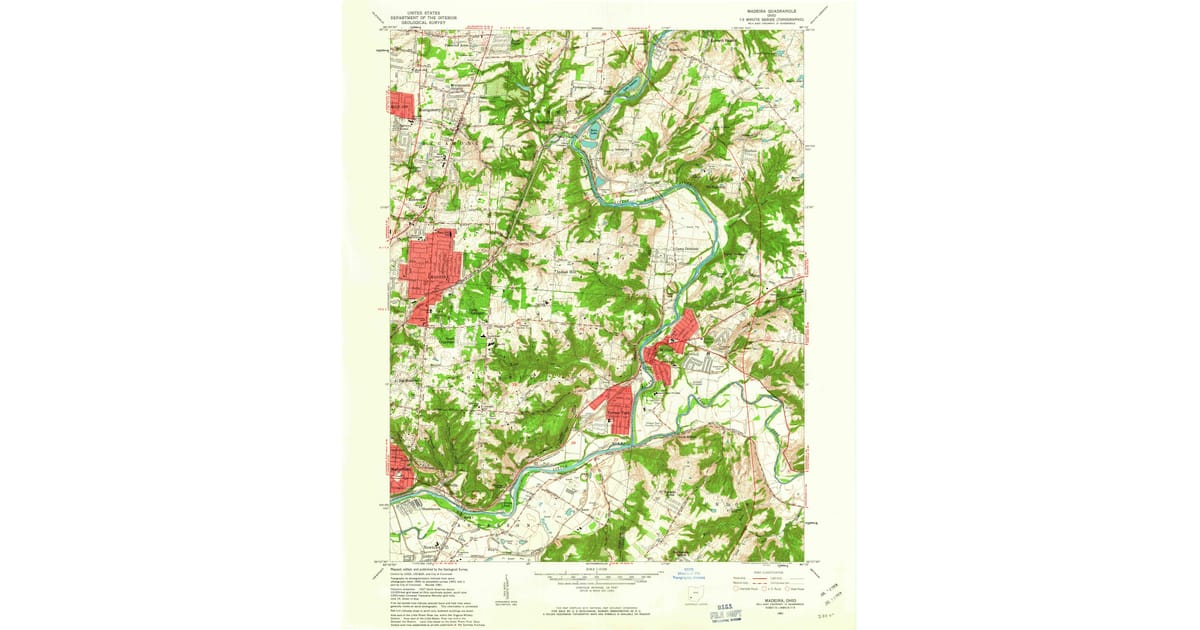 1960s Maps of Blue Ash, OH | Pastmaps