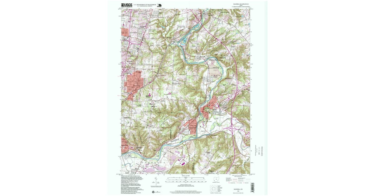 1990s Maps of Blue Ash, OH | Pastmaps
