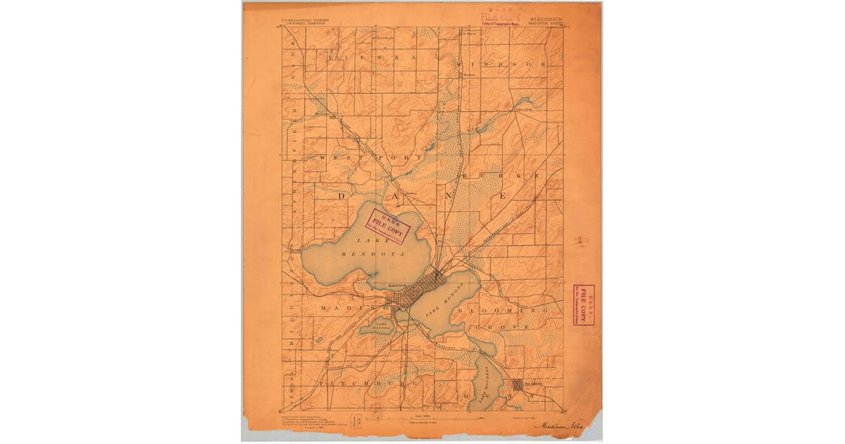 1892 Map of Madison, WI — High-Res | Pastmaps