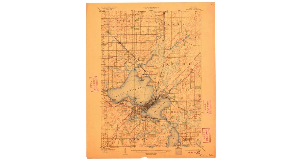 1906 Map of Madison, WI — High-Res | Pastmaps