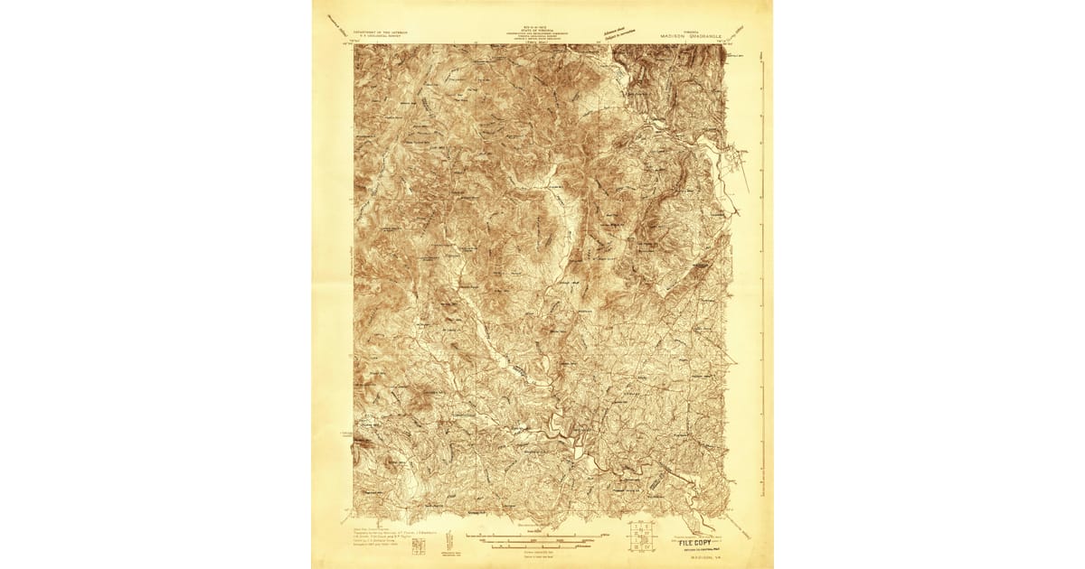 1930s Maps of Greene County, VA | Pastmaps