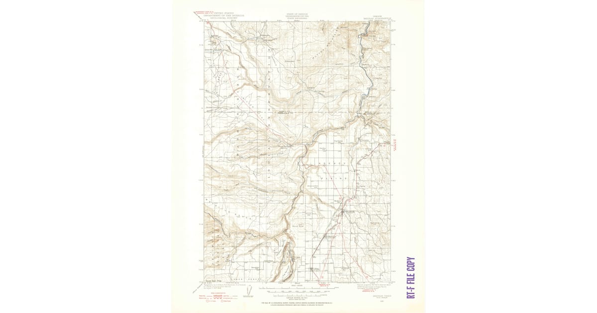 Old Maps of Culver, OR | Pastmaps
