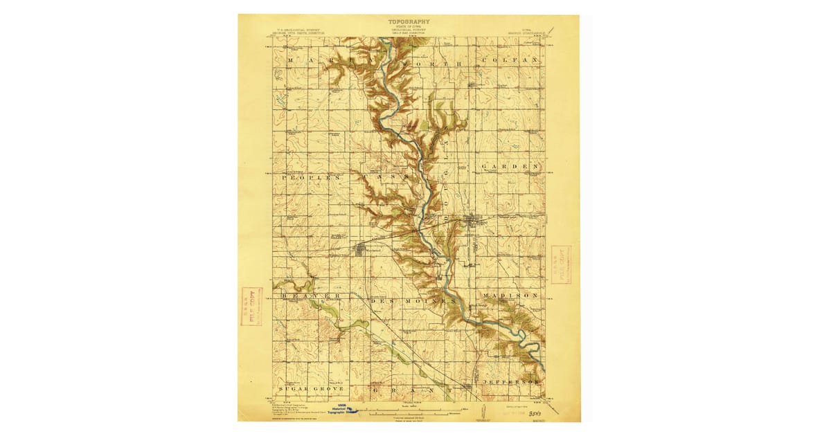 1914 Map of Madrid, IA — High-Res | Pastmaps