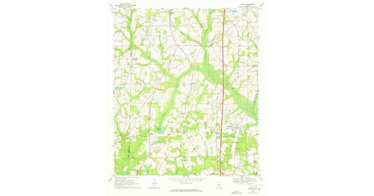 1969 Map of Madrid, AL — High-Res | Pastmaps