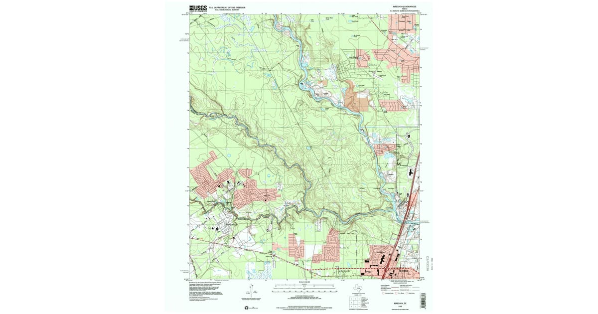 1990s Maps of Montgomery County, TX | Pastmaps