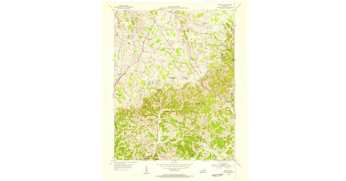 Old Maps of Magnolia, KY | Pastmaps