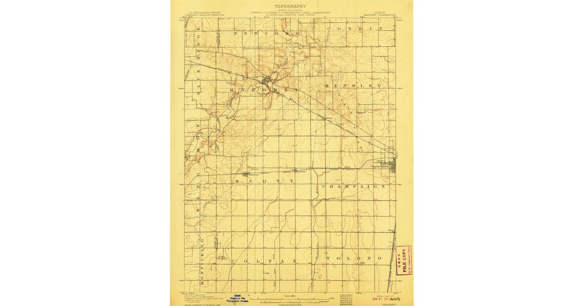 1900s (20th Century) Maps of Mansfield, IL | Pastmaps