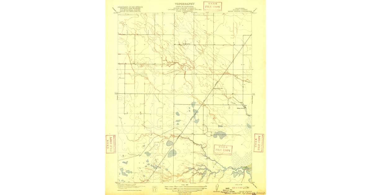 1916 Map of Maine Prairie, Solano County, CA — High-Res | Pastmaps