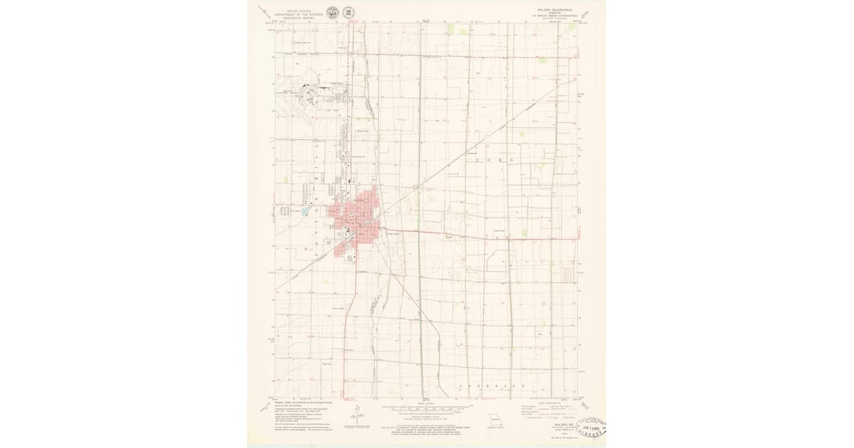 1978 Map of Malden, MO — High-Res | Pastmaps