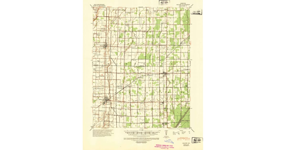 1940s Maps of Stoddard County, MO | Pastmaps