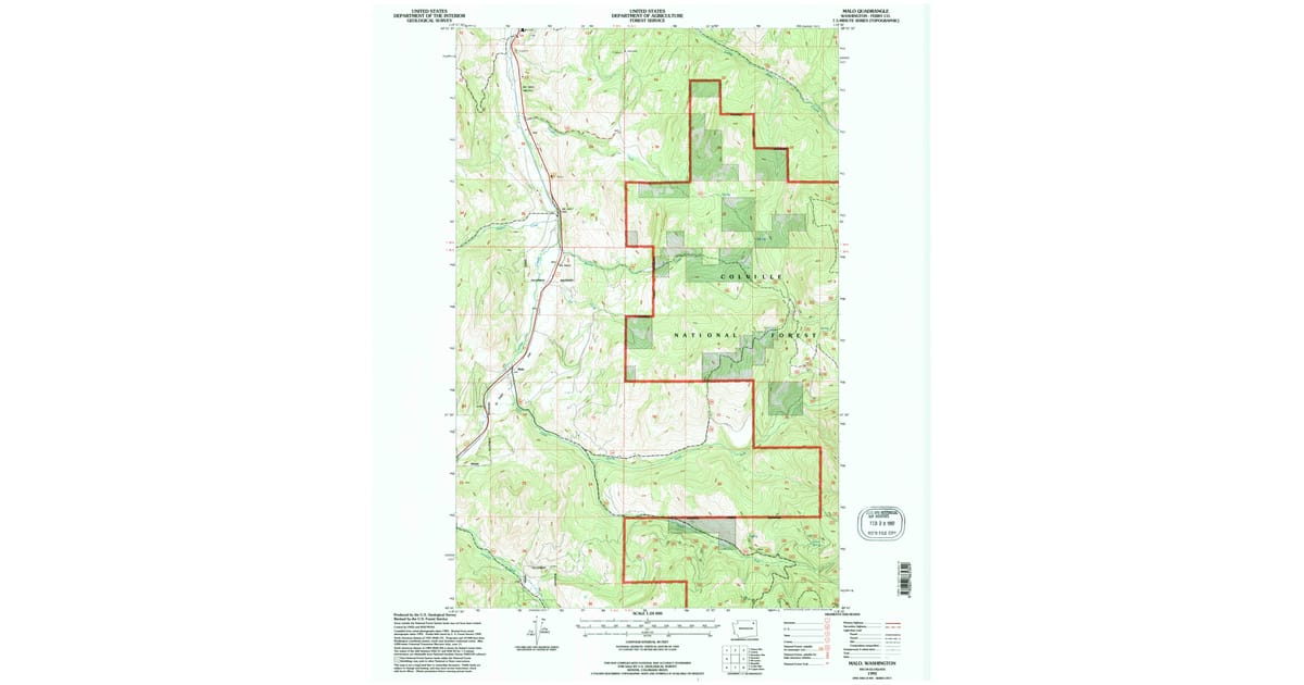 1990s Maps of Malo, WA | Pastmaps