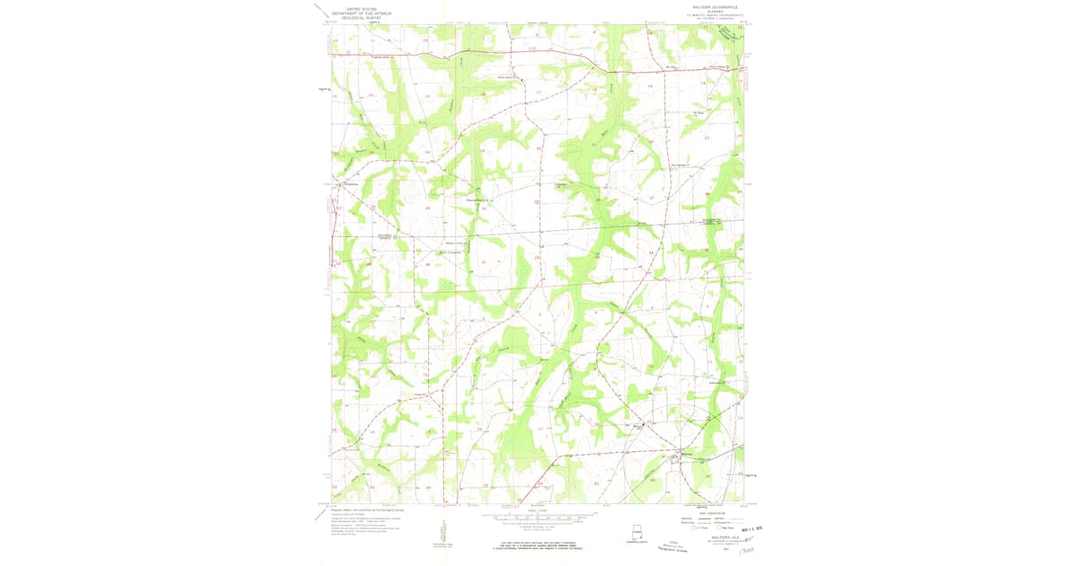 1957 Map of Malvern, AL — High-Res | Pastmaps