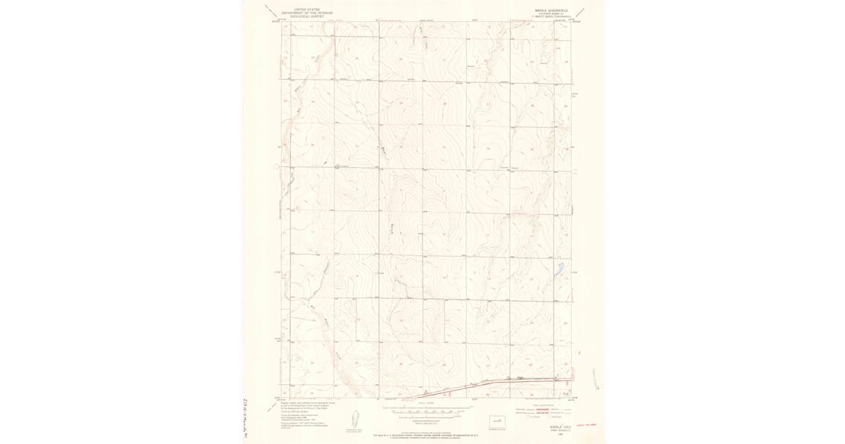 1951 Map of Manila, Adams County, CO — High-Res | Pastmaps