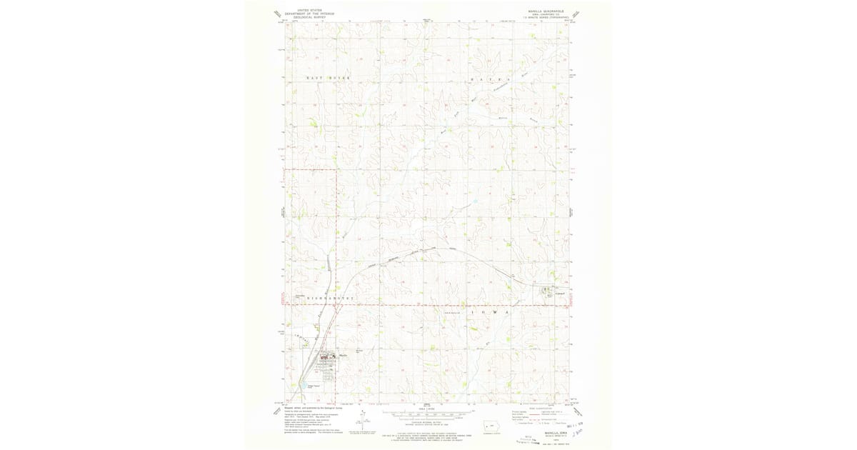 1978 Map of Manilla, IA — High-Res | Pastmaps