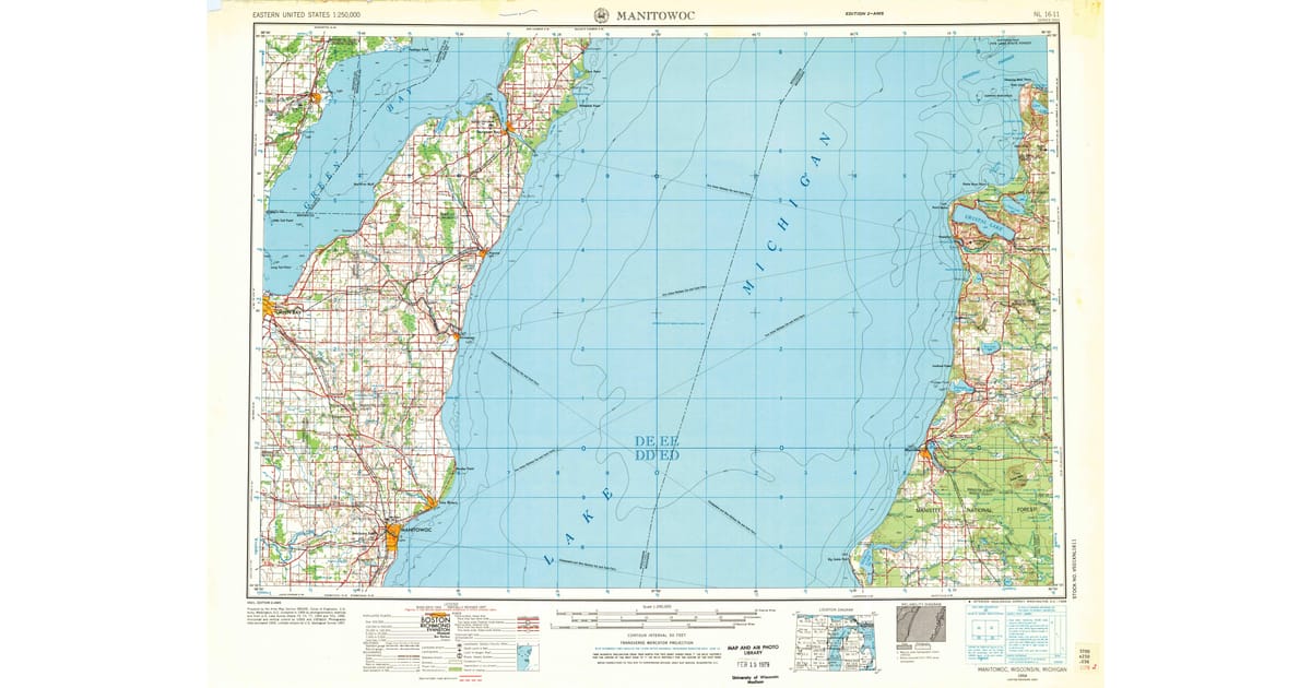1950s Maps of Free Soil Township, MI | Pastmaps