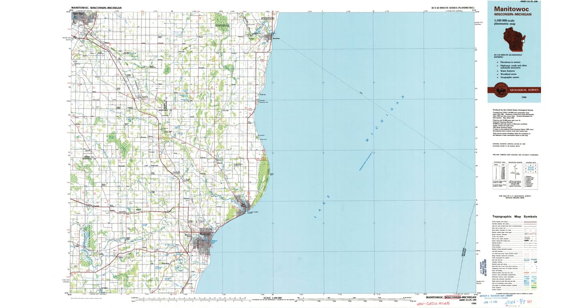 1980s Maps of Franklin, WI | Pastmaps