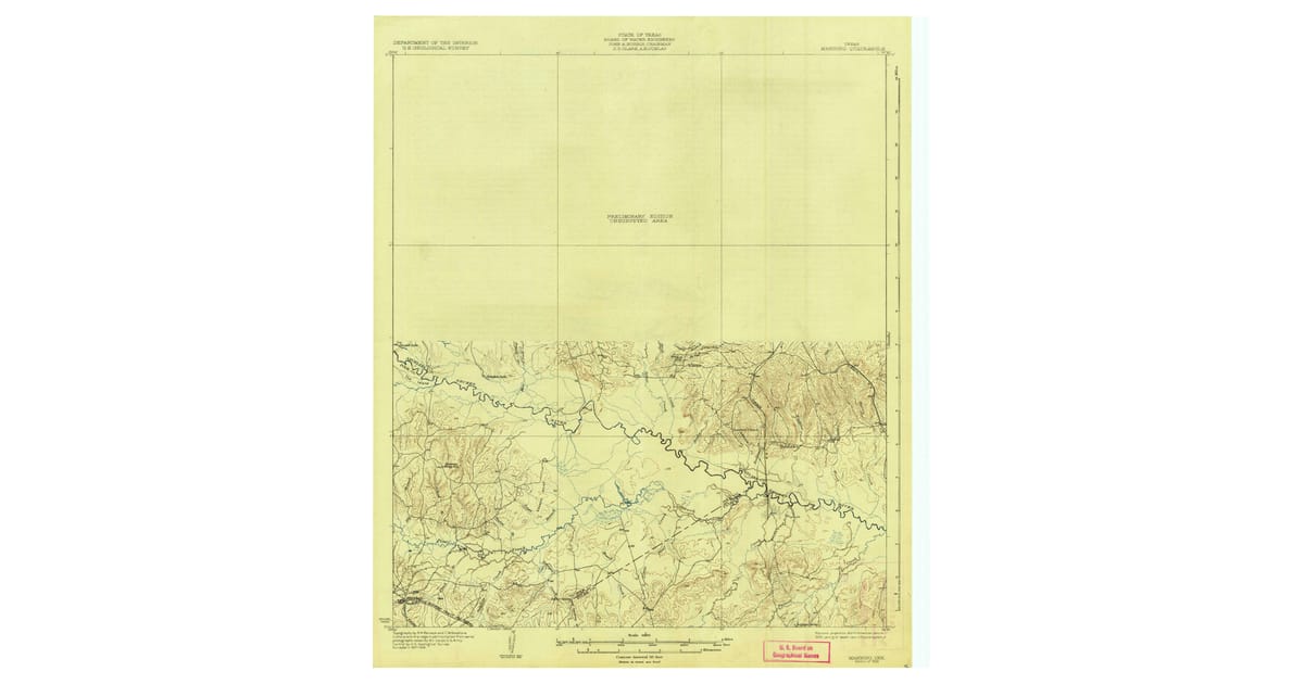 Old Maps of Beulah, TX for Hiking & Exploration | Pastmaps