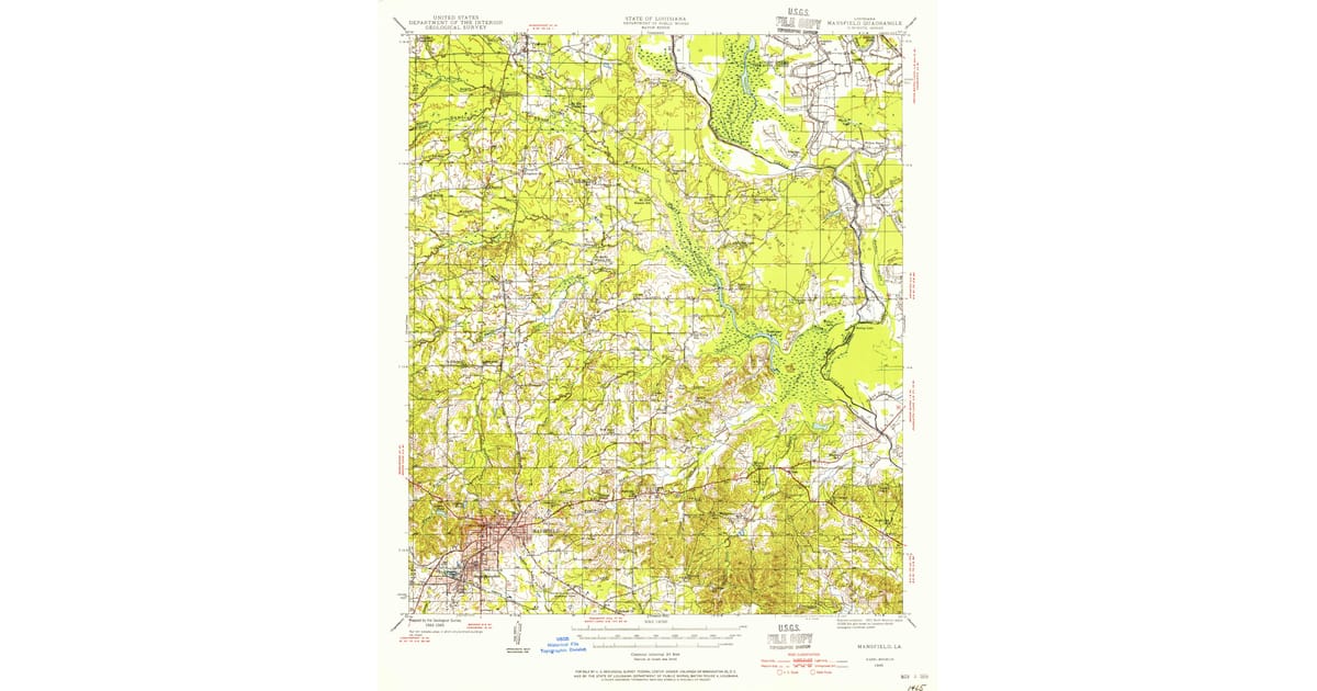 Old Maps of Goss, LA | Pastmaps
