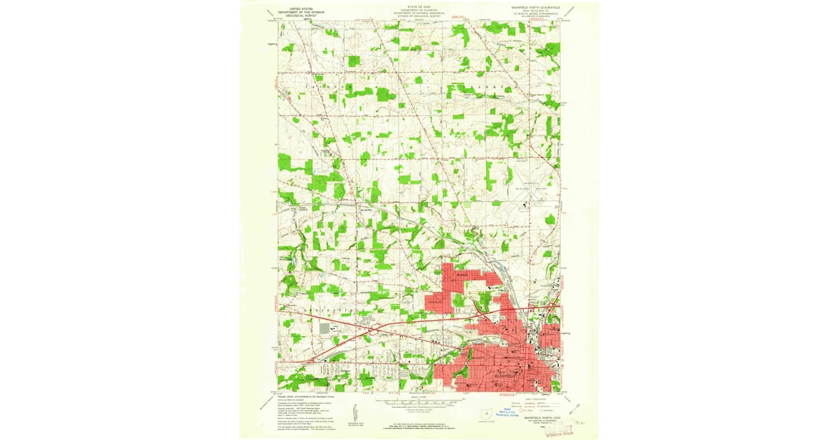 1960s Maps of Springfield Township, OH | Pastmaps