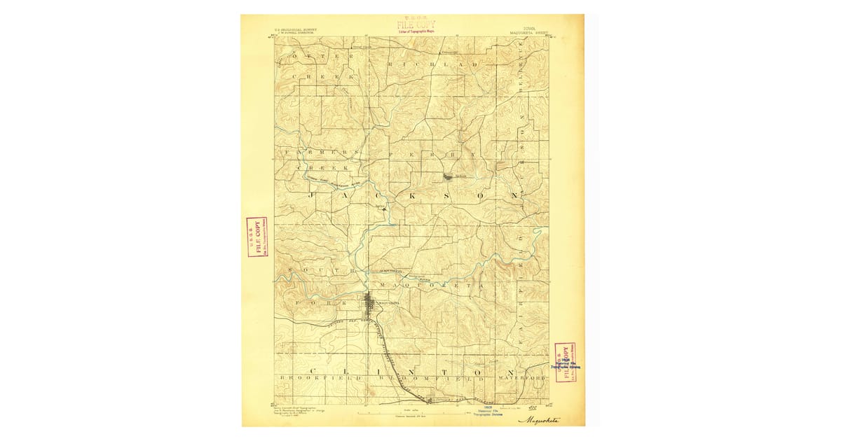 1800s (19th Century) Maps of Jackson County, IA | Pastmaps