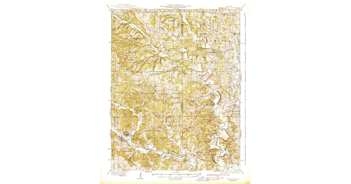 1937 Map of Marble Hill, MO — High-Res | Pastmaps