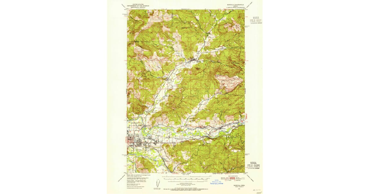 1950s Maps of Springfield, OR | Pastmaps
