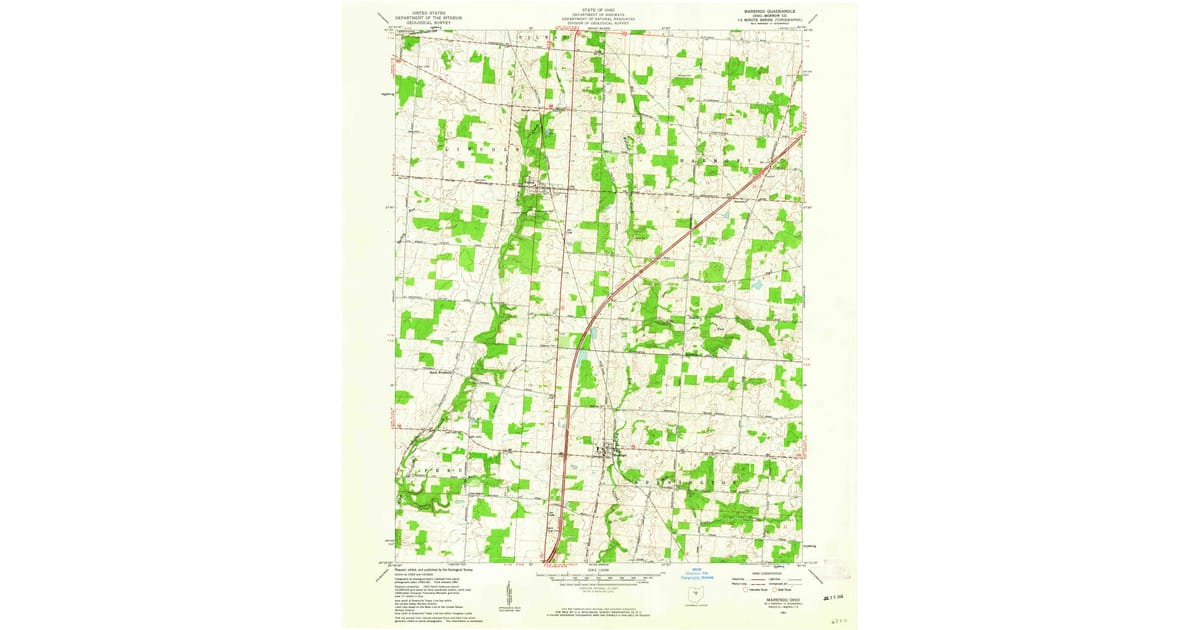 1961 Map of Marengo, OH — High-Res | Pastmaps
