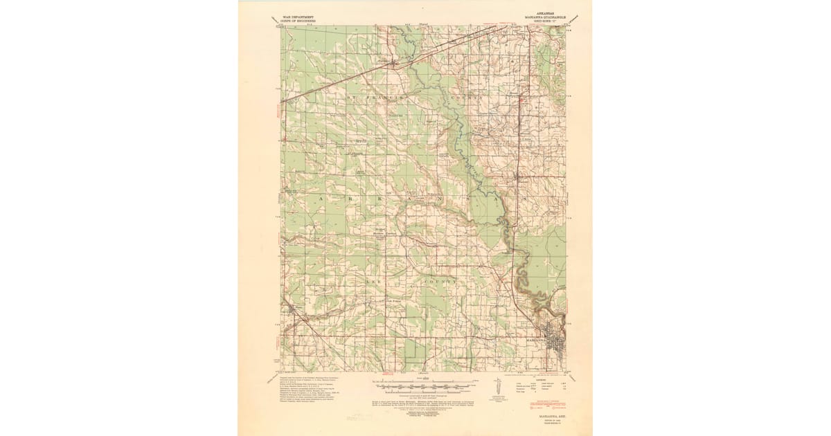 Old Maps of Smith Corner, AR | Pastmaps