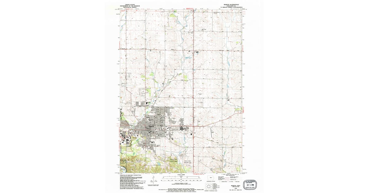 1994 Map of Marion, IA — High-Res | Pastmaps