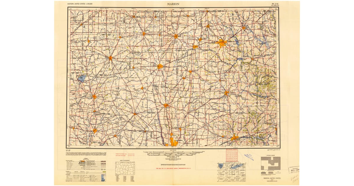 1950s Maps of Logan County, OH | Pastmaps