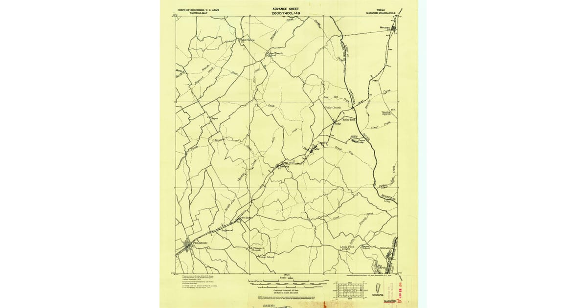1930s Maps of Leon County, TX | Pastmaps