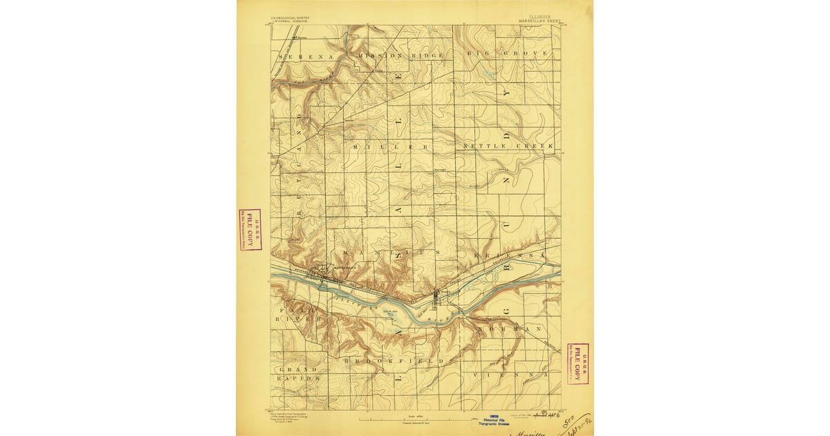 Old Maps of Seneca, IL for Genealogy | Pastmaps
