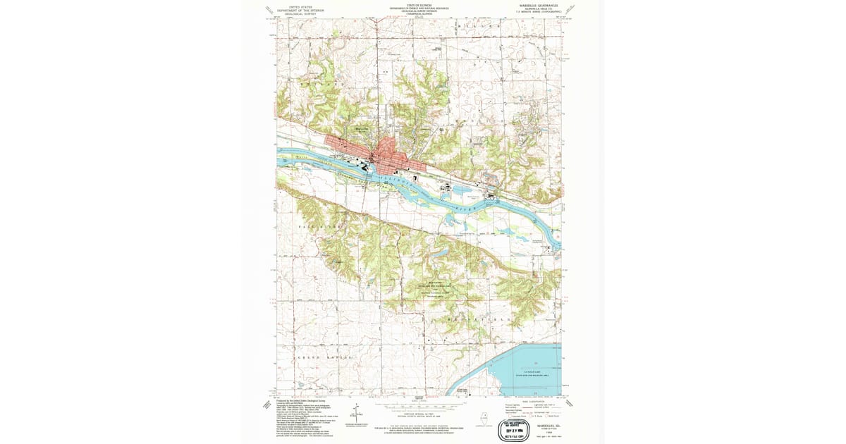 1994 Map of Marseilles, IL — High-Res | Pastmaps