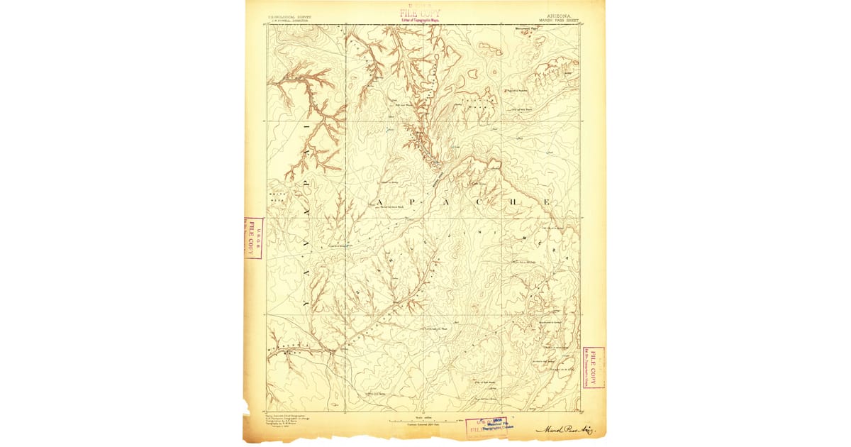 1800s (19th Century) Maps of Forest Lake, Chinle Agency | Pastmaps