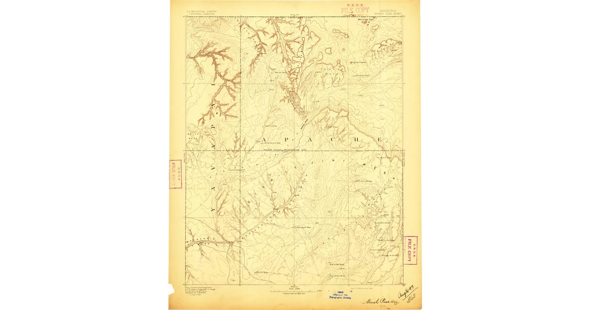 1890s Maps of Forest Lake, Chinle Agency | Pastmaps