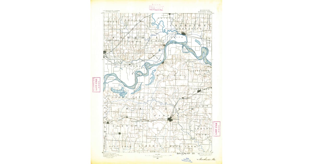 1890s Maps of Blackburn, MO | Pastmaps