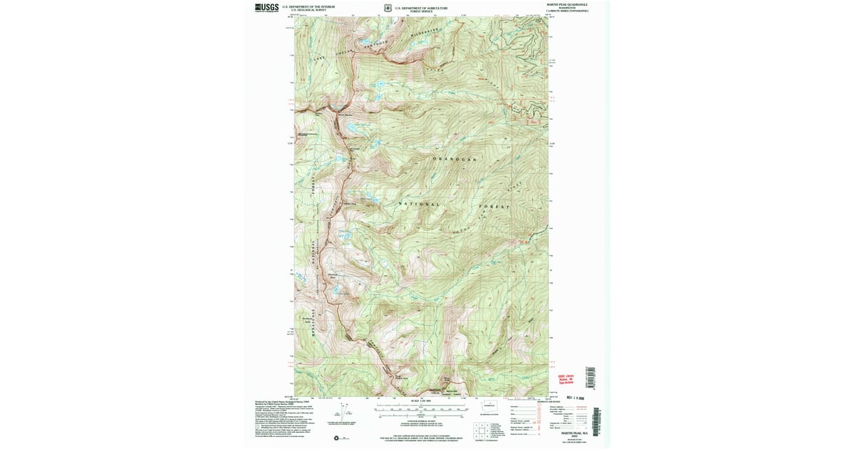 2002 Map of Martin Peak, Okanogan County, WA — High-Res | Pastmaps