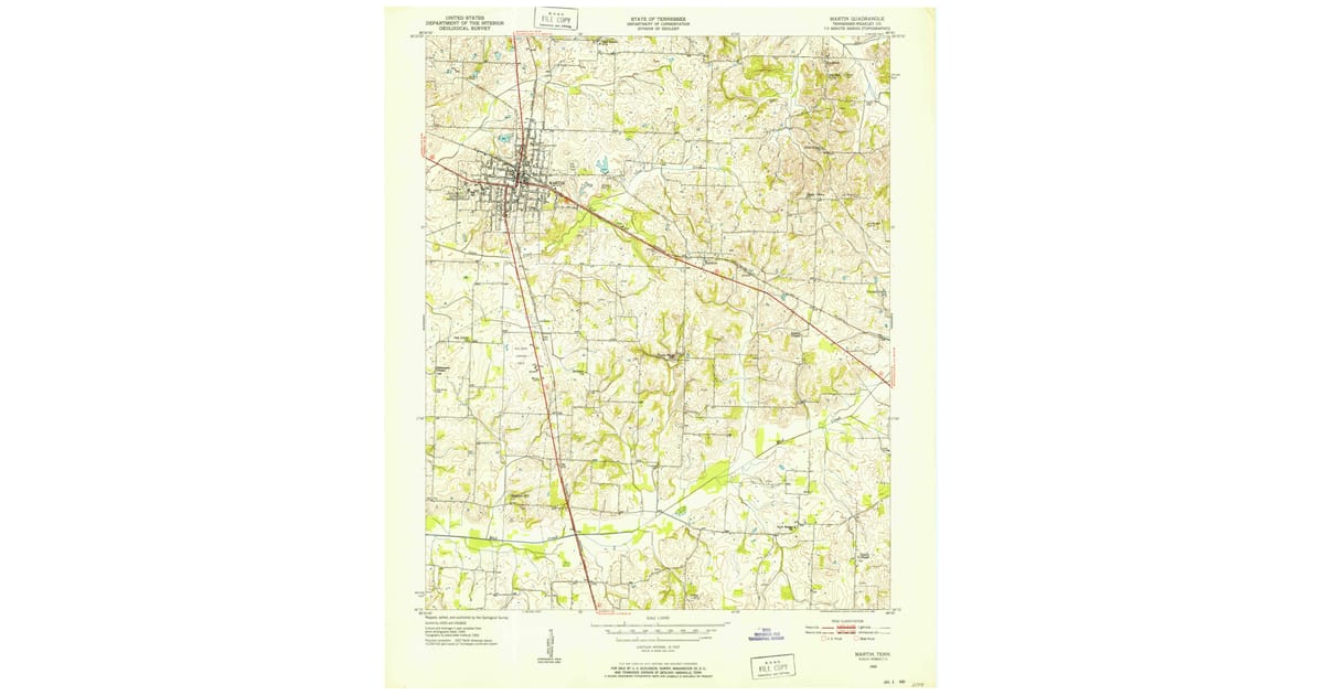 Old Maps of Weakley County, TN | Pastmaps