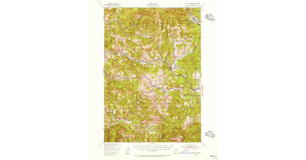 1930s Maps of Polk County, OR | Pastmaps