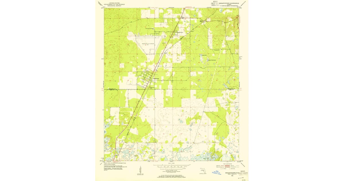 Old Maps of Trillium, Hernando County for Genealogy | Pastmaps