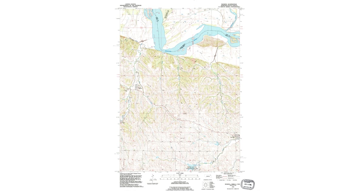 1990s Maps of Clay County, SD | Pastmaps