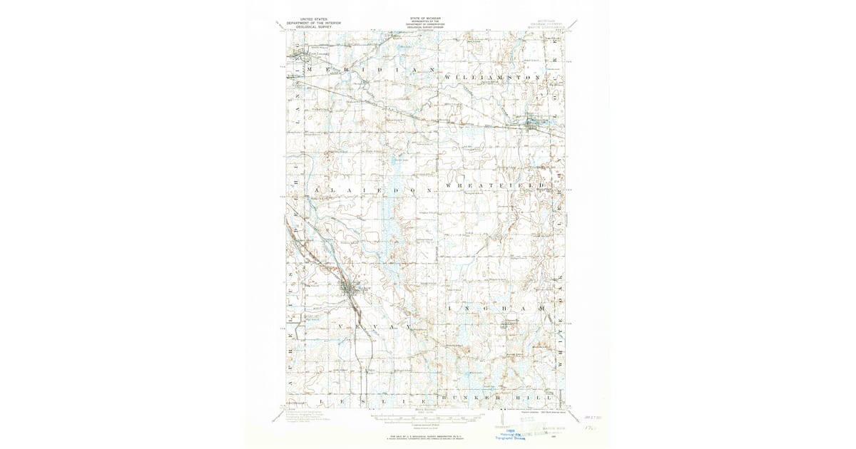 1900s (20th Century) Maps of Mason, MI | Pastmaps