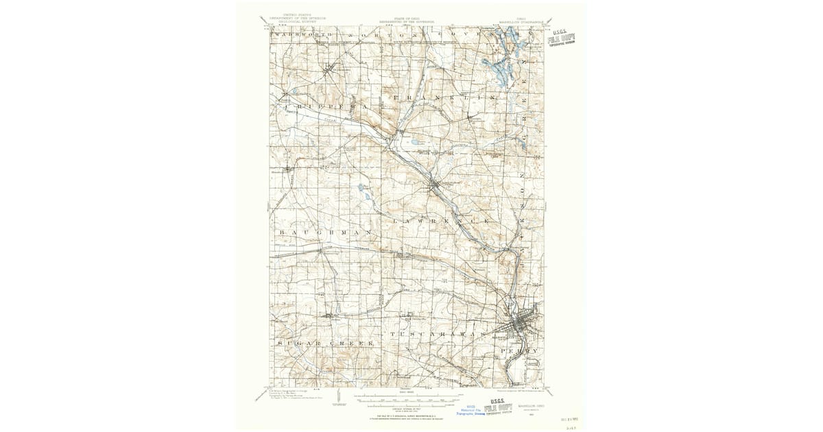 Old Maps of Akron, OH | Pastmaps