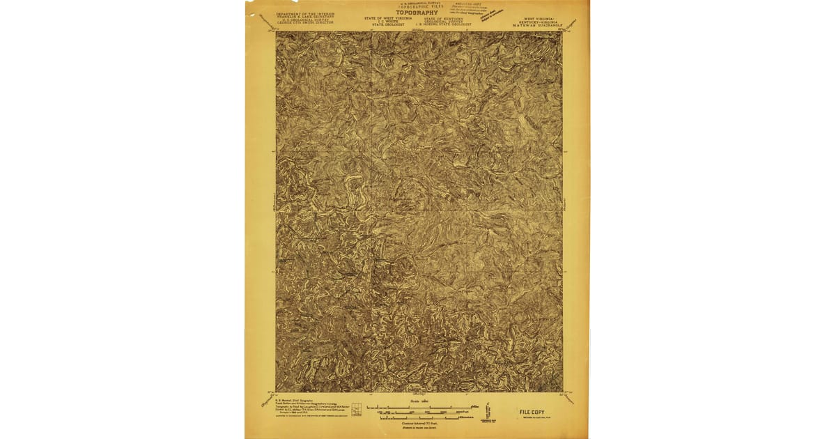 1910s Maps of North Matewan, WV | Pastmaps