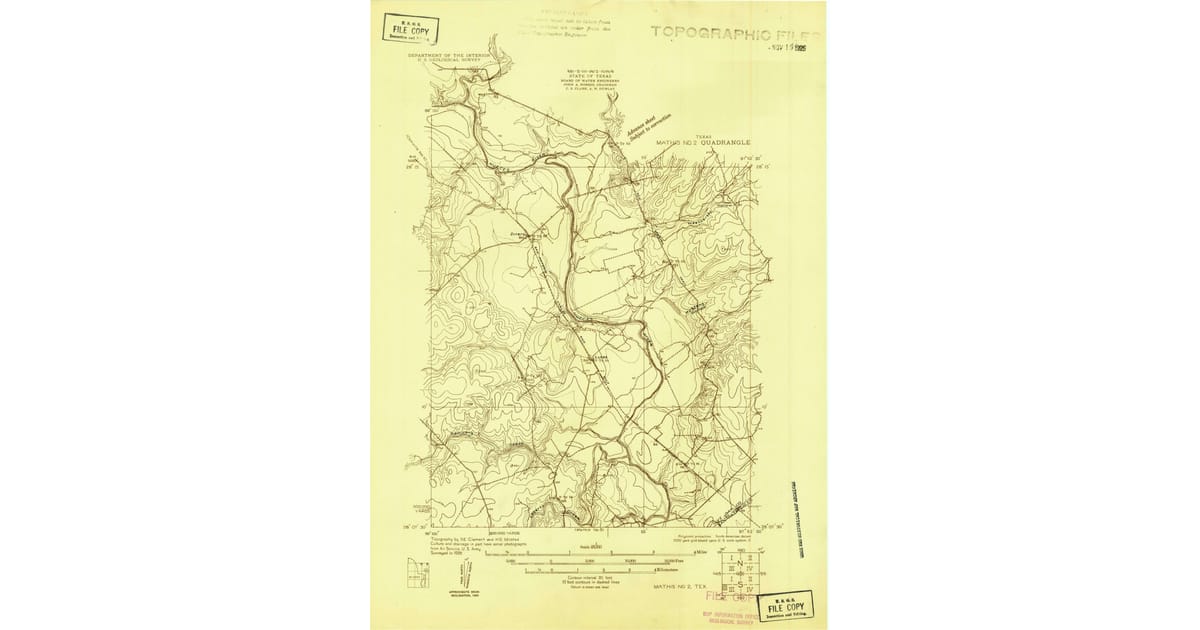 Old Historical Maps of Lake Mathis Point Colonia, TX | Pastmaps